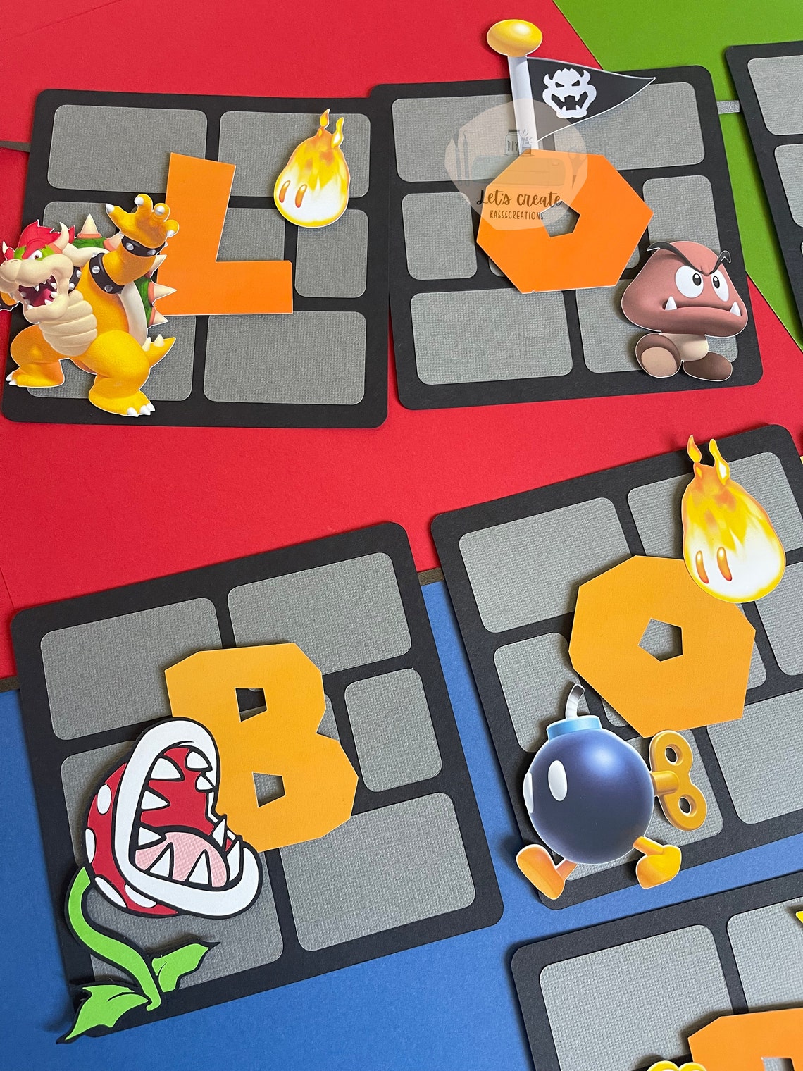 Bowser Bash Birthday Banner, Bowser Birthday Decorations, Super Video ...