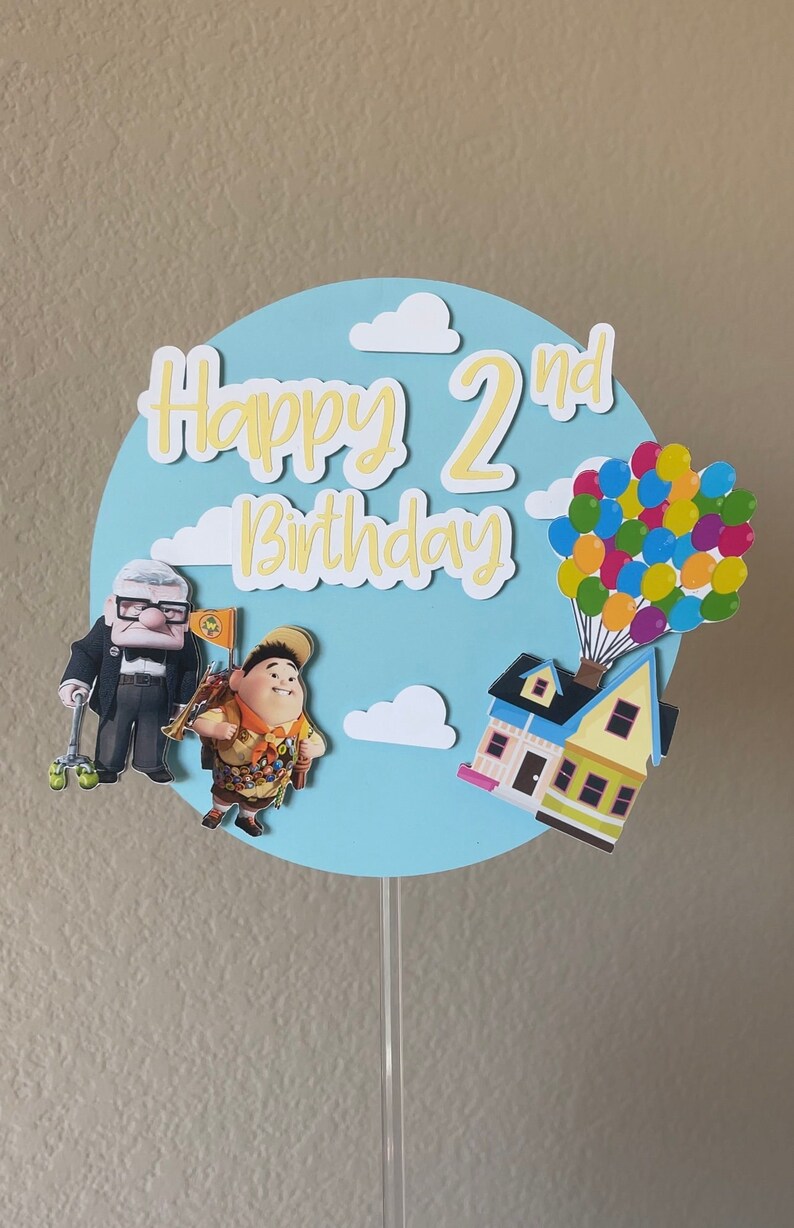 UP Cake Topper UP Birthday Cake Topper - Etsy