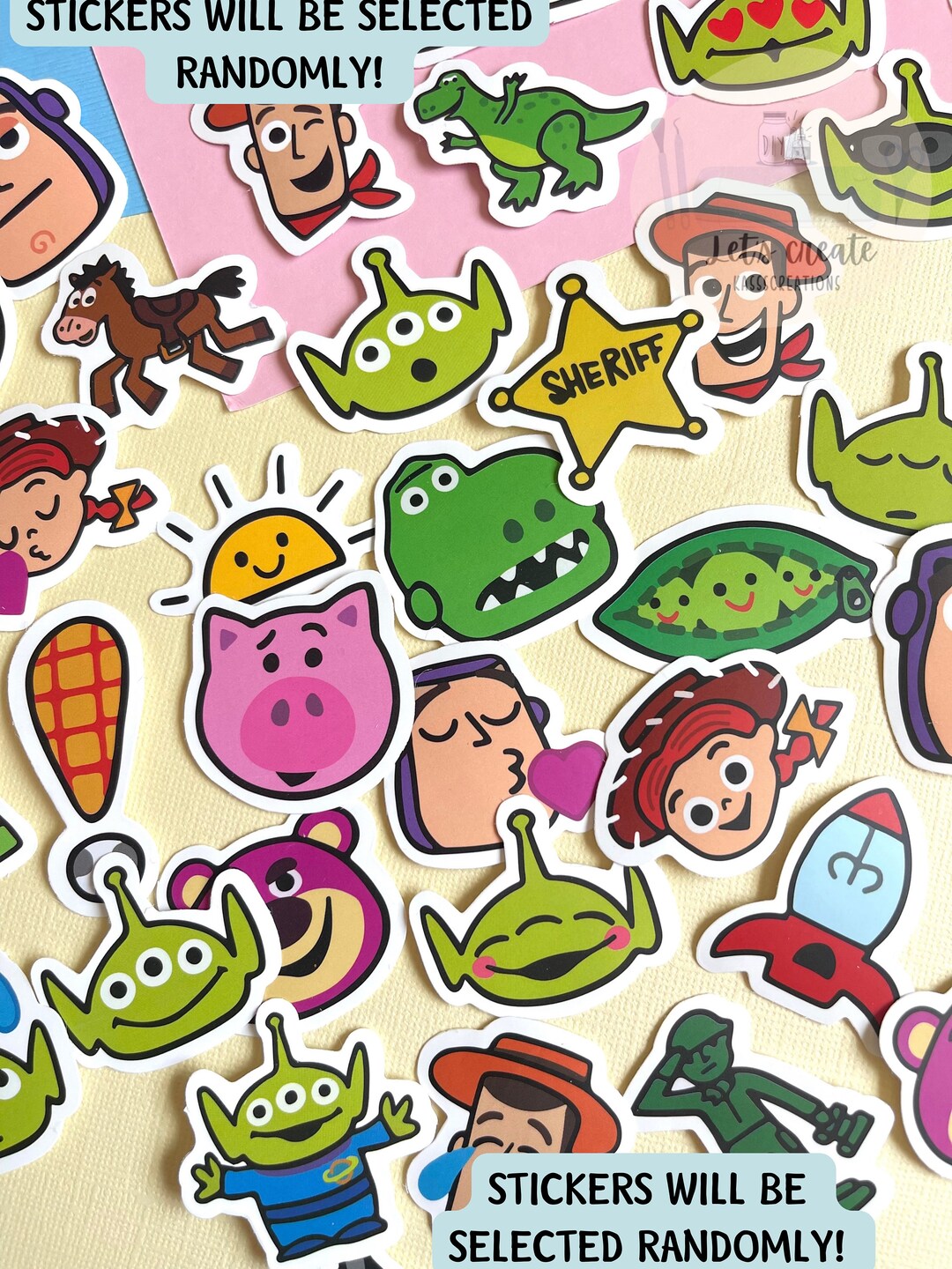 Toy Story Stickers Toy Story Party Favors Toy Story - Etsy UK