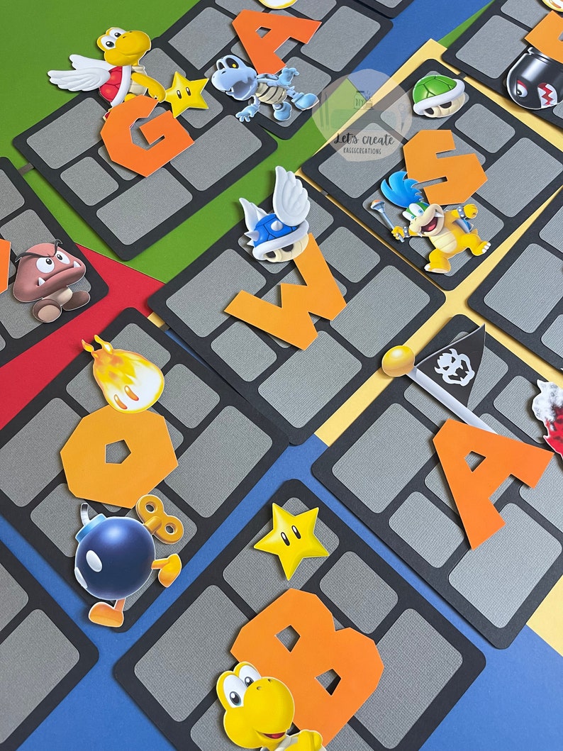 Bowser Bash Birthday Banner, Bowser Birthday Decorations, Super Video ...