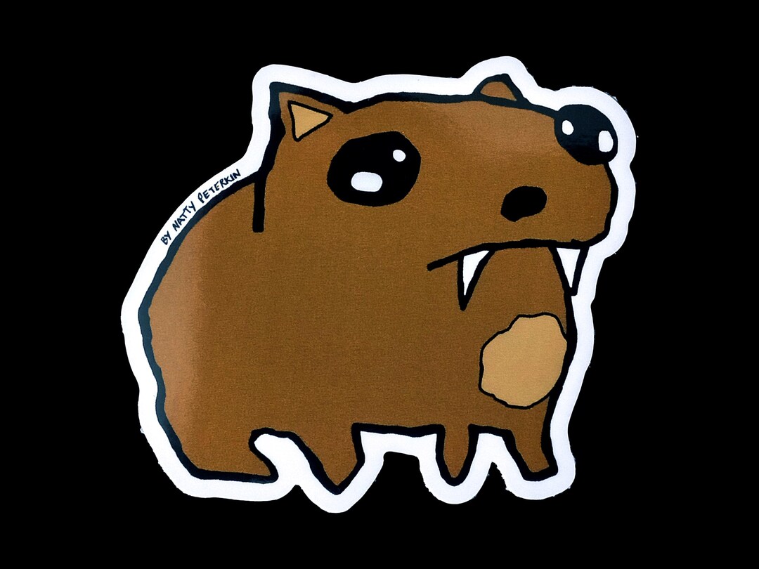WAWA Rock Hyrax Vinyl Sticker – Dassie, Coney Sticker, Wildlife ...
