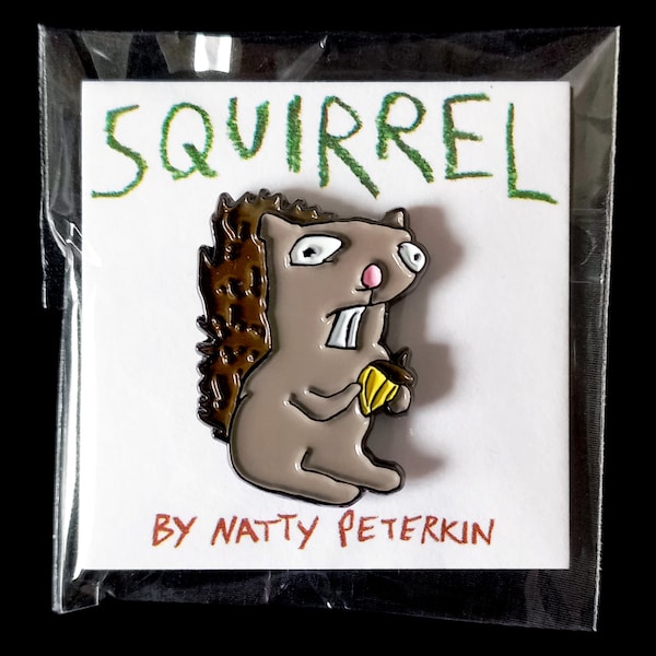 Squirrel Pin - Etsy