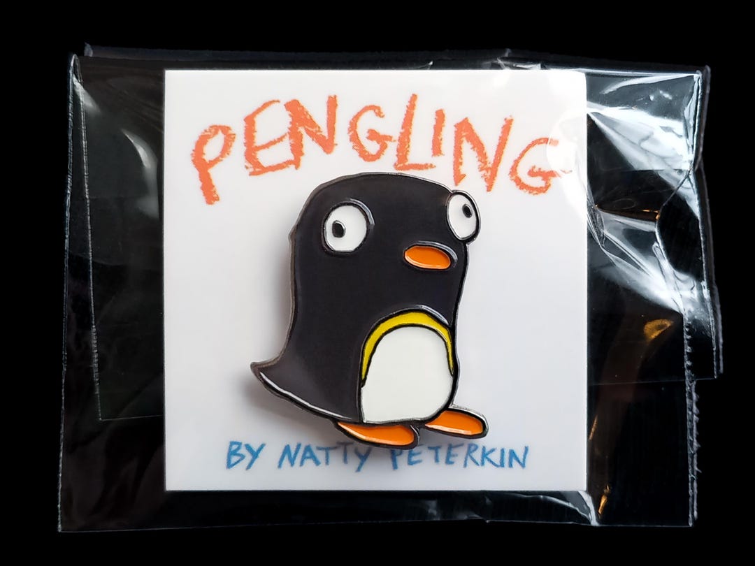 PENGLING Emperor Penguin Enamel Pin Badge – Ocean Bird, Rockhopper, Tux ...
