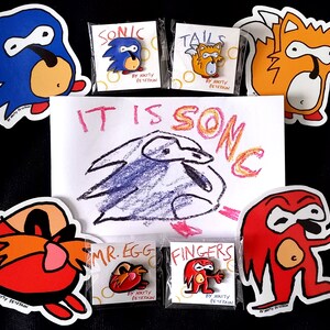 Tails the Fox Bootleg Enamel Pin Badge Miles Prower by Natty Peterkin ...