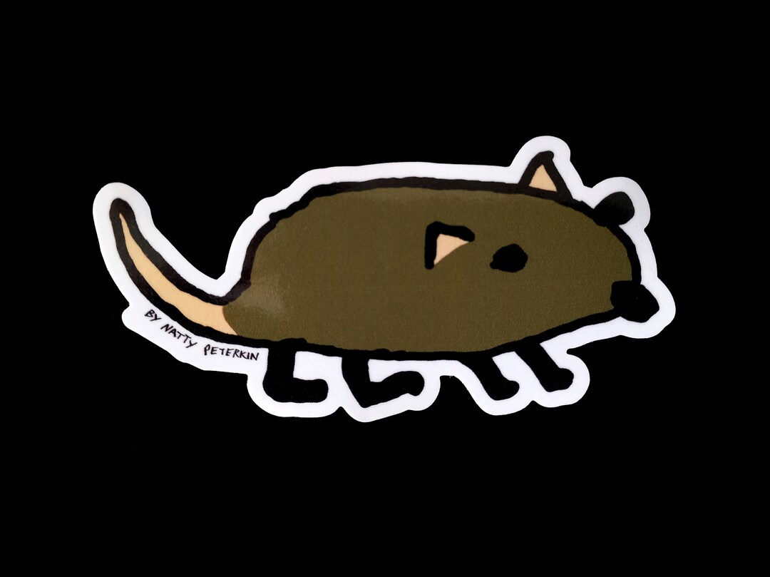 Rat Vinyl Sticker – FREE POSTAGE as Add-on – Weatherproof – by Natty ...