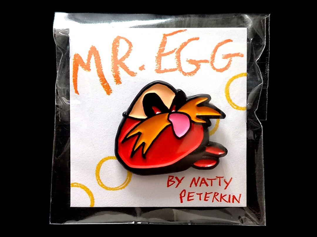 Doctor Eggman "mr Egg" Dr Ivo Robotnik Enamel Pin Badge – by Natty ...