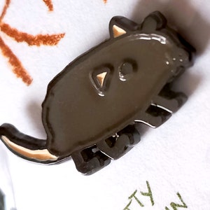 RAT Enamel Pin Badge by Natty Peterkin - Etsy