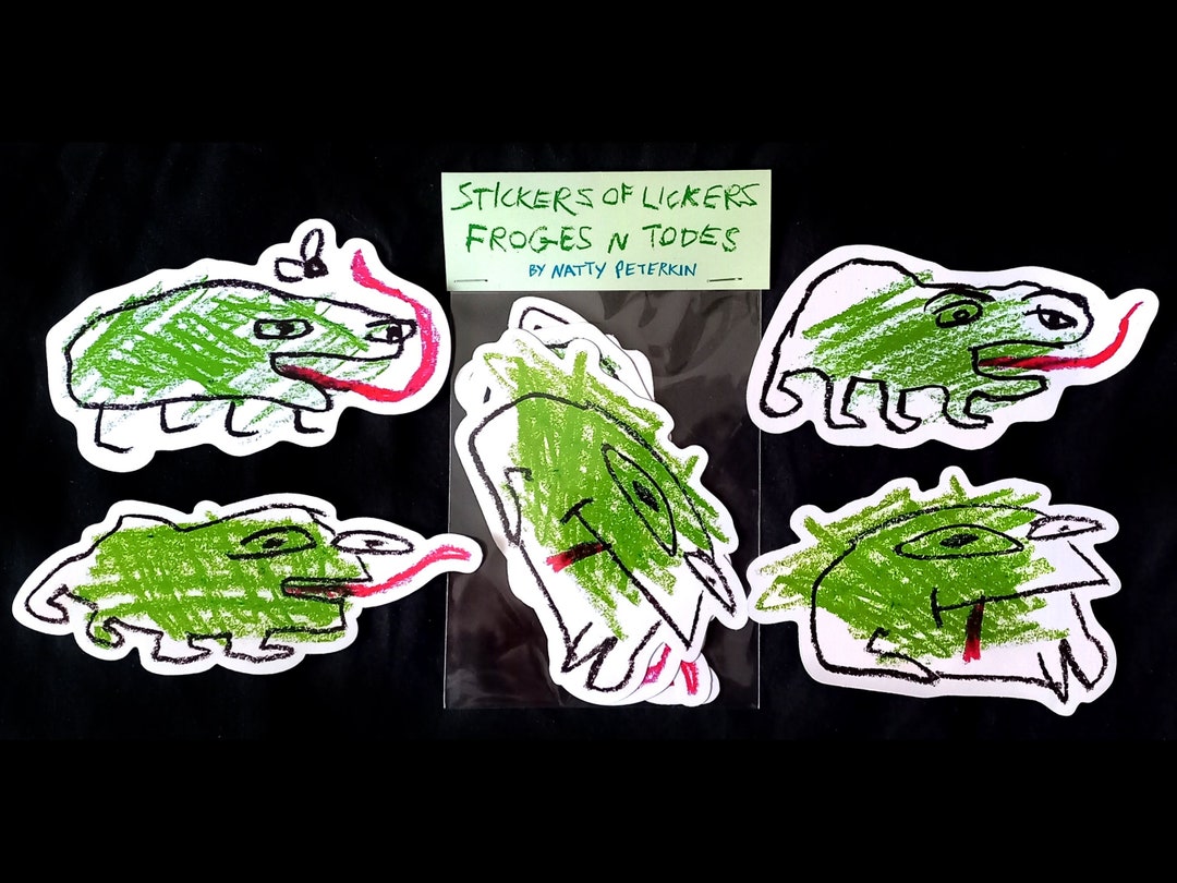 Frogs and Toads BIG Vinyl Sticker Pack – Cute Animal Stickers, Kawaii ...