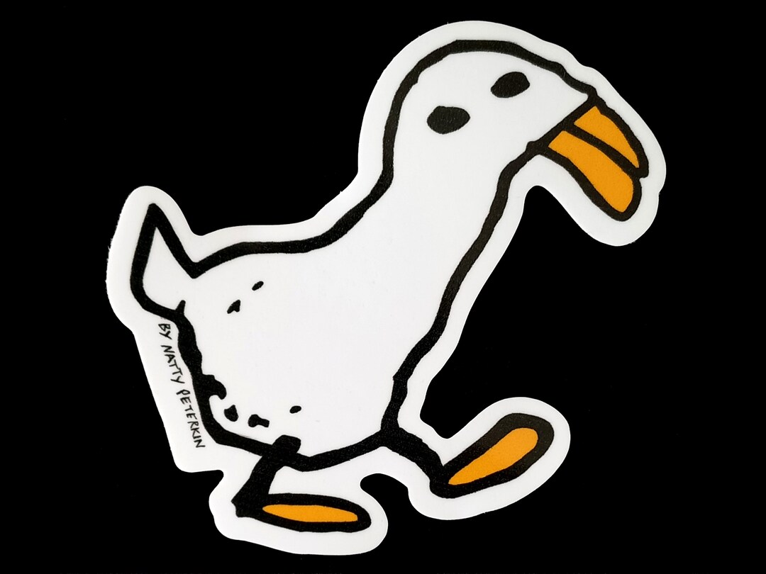 Duck Vinyl Sticker – FREE POSTAGE as Add-on – Weatherproof – by Natty ...