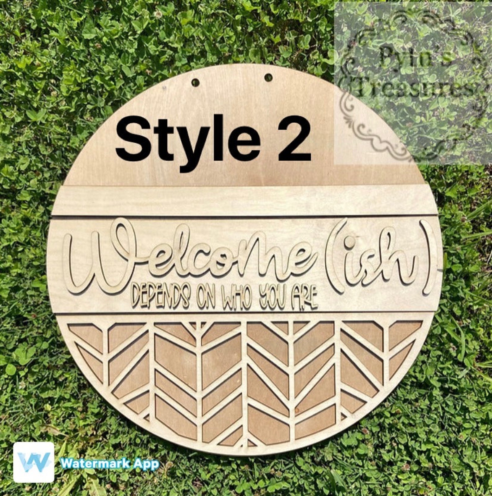 Welcomeish Sign Funny Welcome Sign DIY Door Sign DIY Sign - Etsy