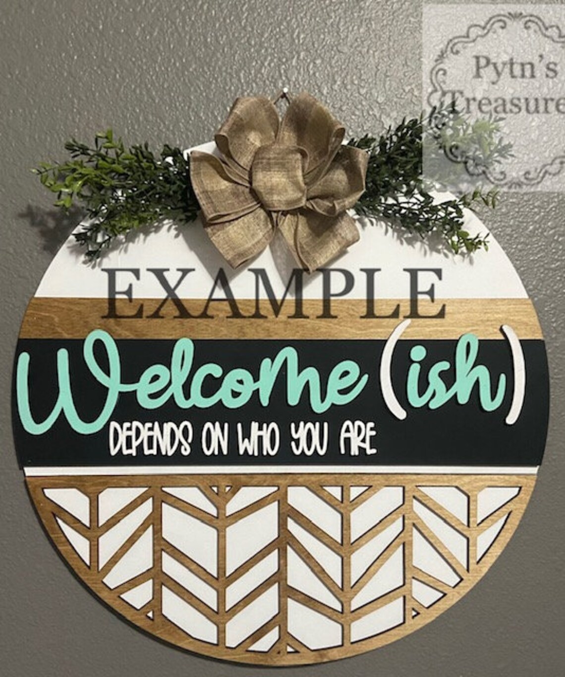 Welcomeish Sign Funny Welcome Sign DIY Door Sign DIY Sign - Etsy