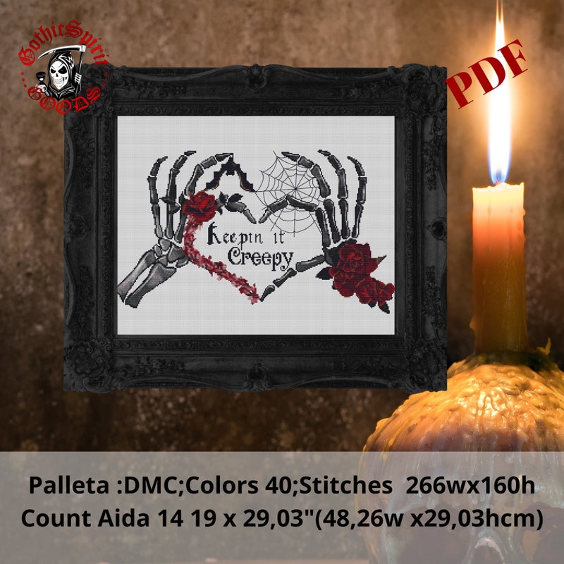 Creepy Cross Stitch - Etsy
