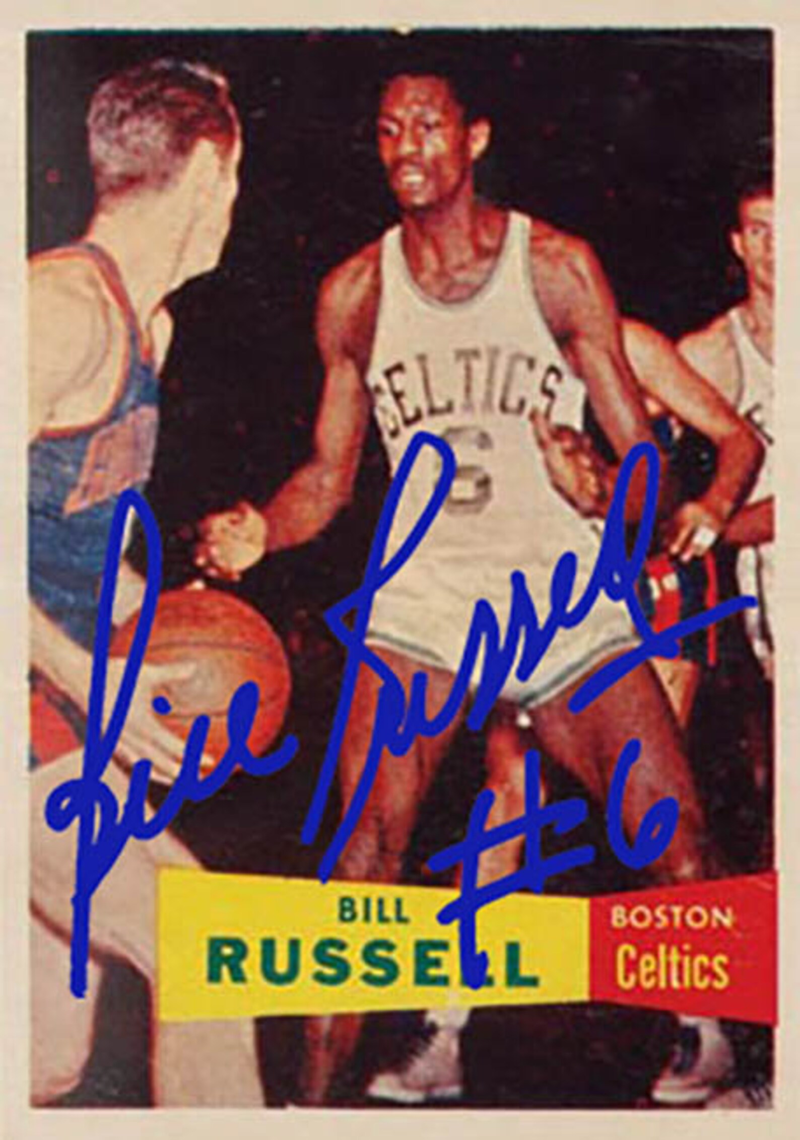 Bill Russell AUTOGRAPH Any Card Front or Back of Card You Have - Etsy ...