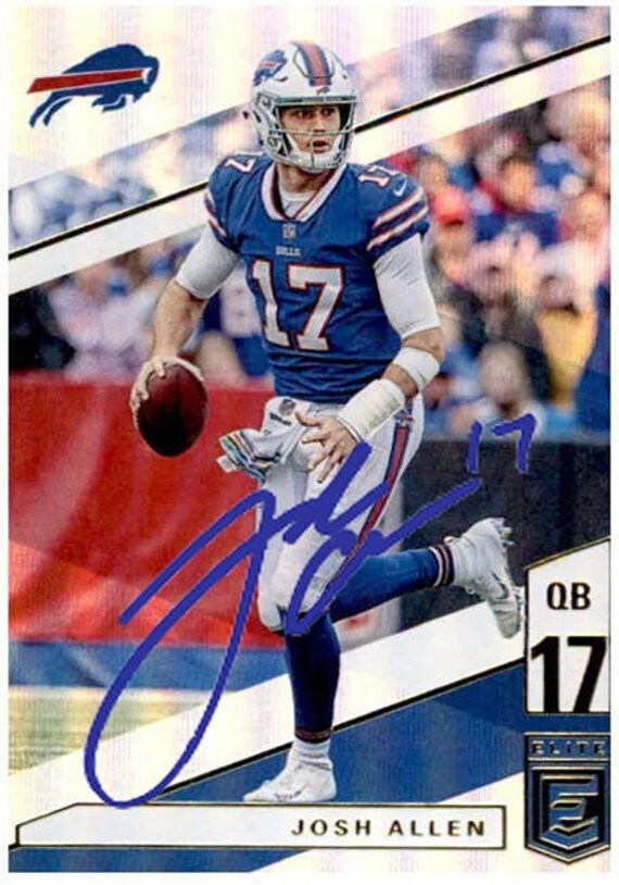 Josh Allen AUTOGRAPH any Allen Football Card YOUR CHOICE any | Etsy