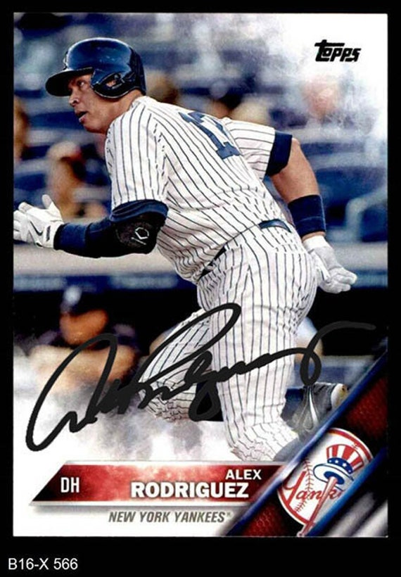 Alex Rodriguez autographed card Collectibles Art & Collectibles ...