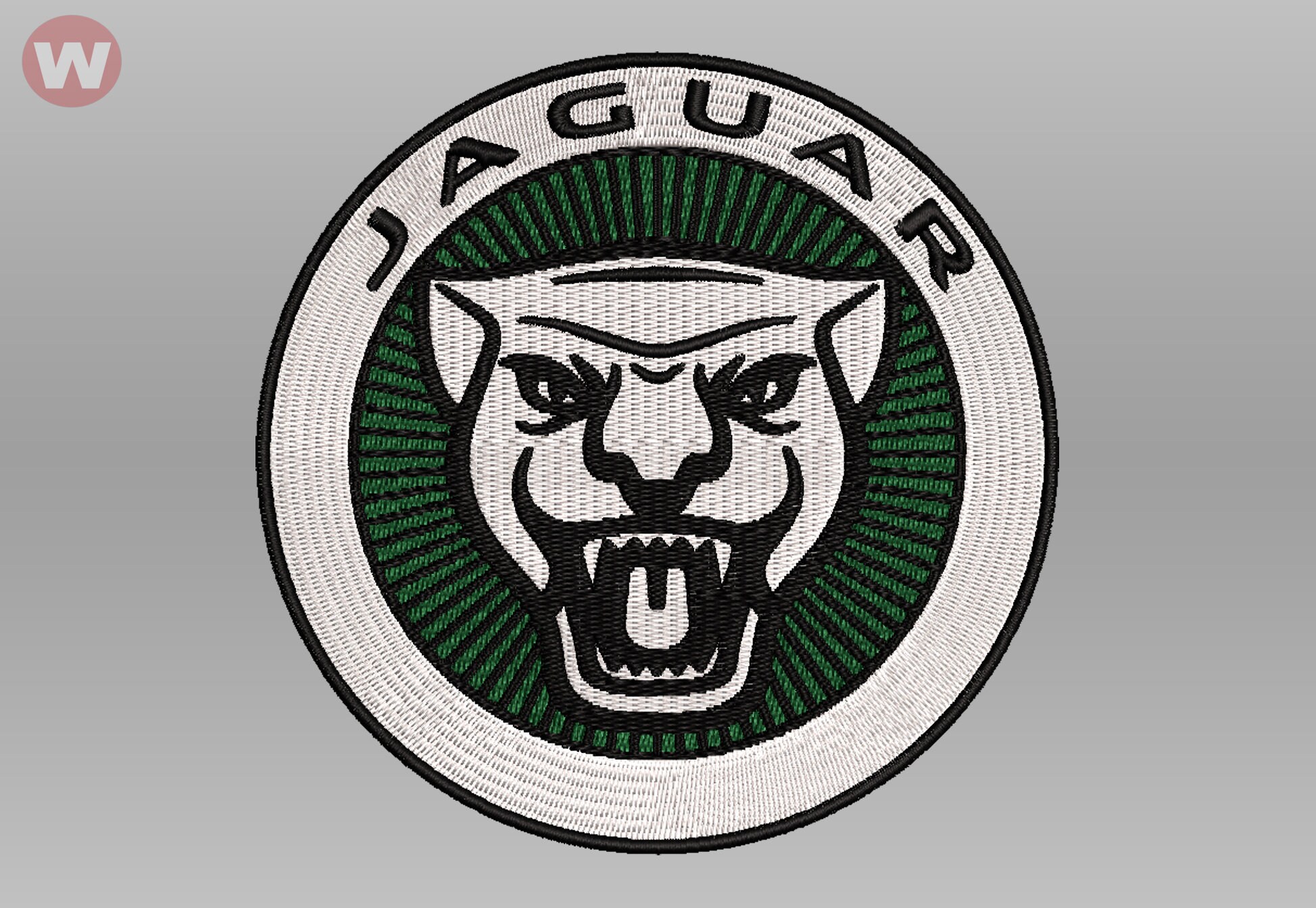 Jaguar logo 2 Machine embroidery design 4 sizes | Etsy