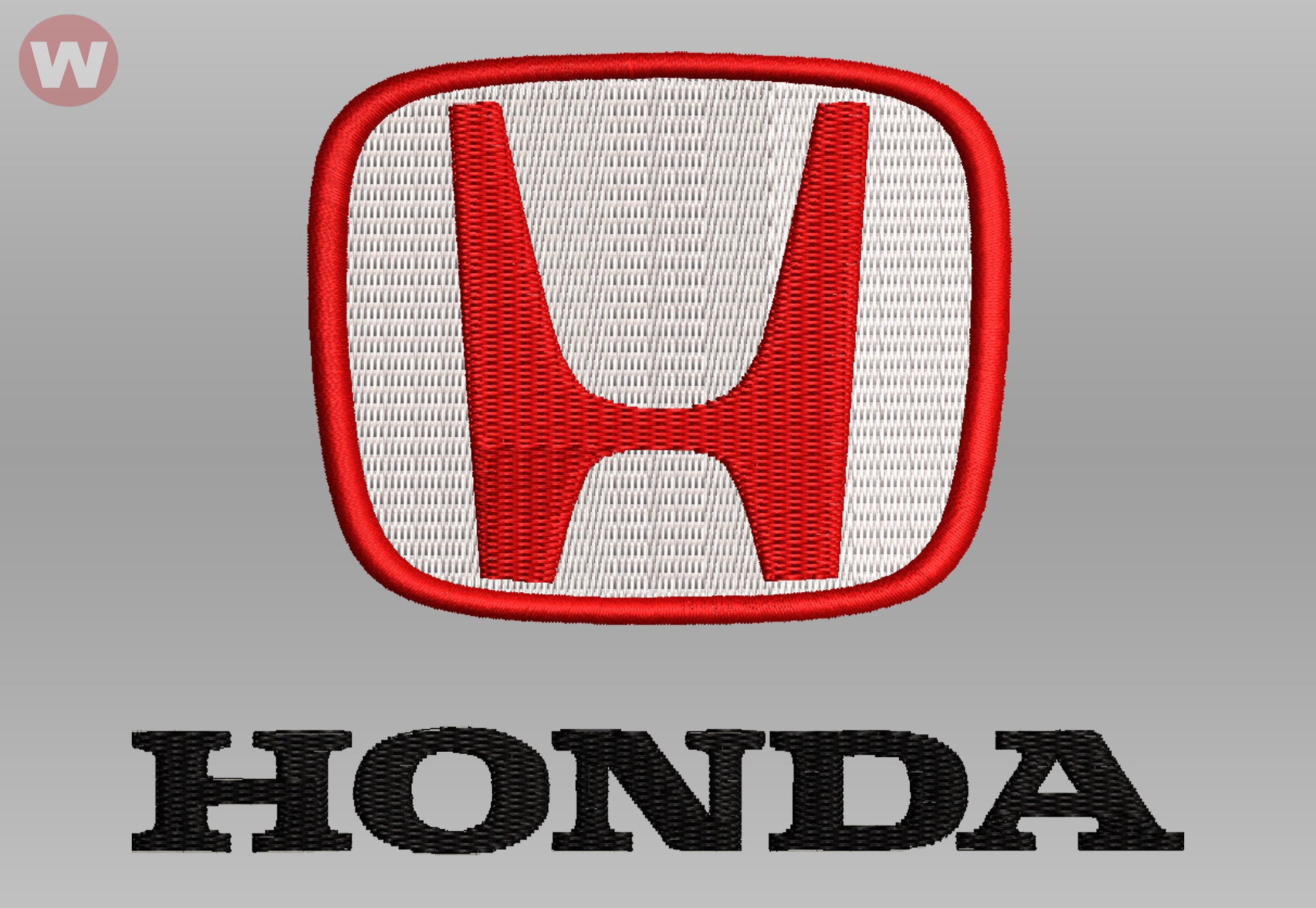Honda logo Machine embroidery design 4 sizes | Etsy