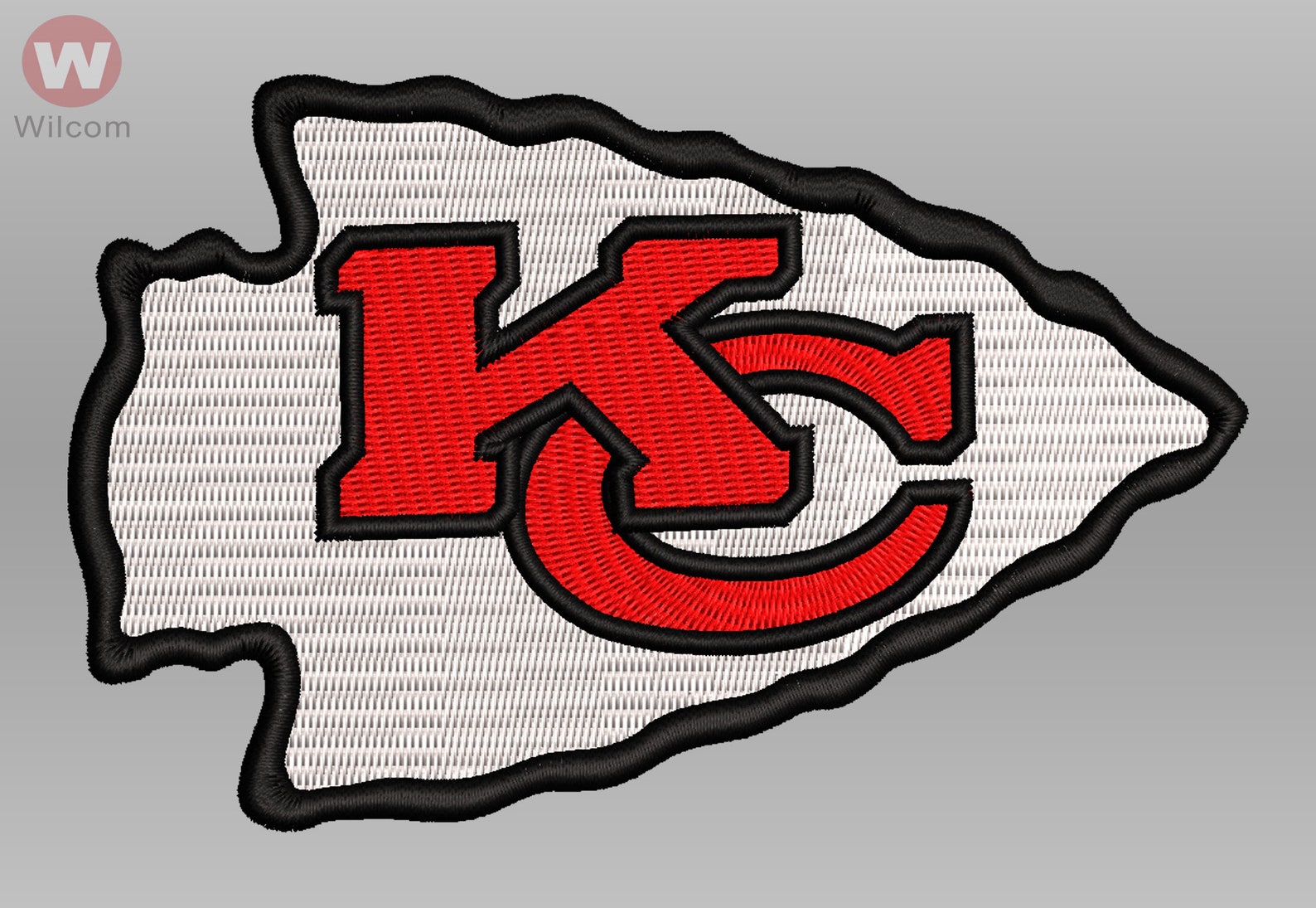 NFL Kansas City Chiefs Machine embroidery design pattern | Etsy