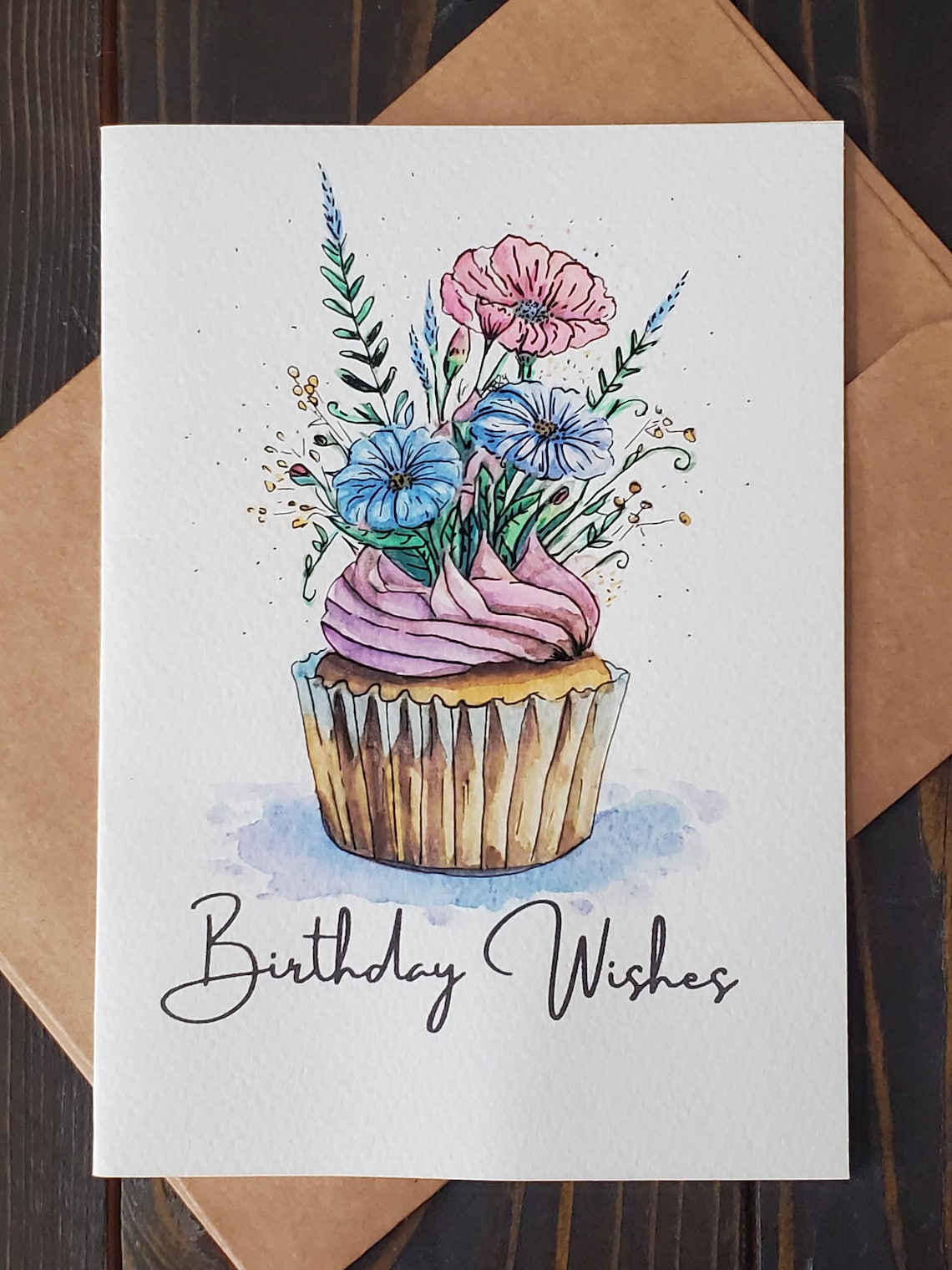 Handmade Greeting Card for Birthday, Birthday Card - Etsy