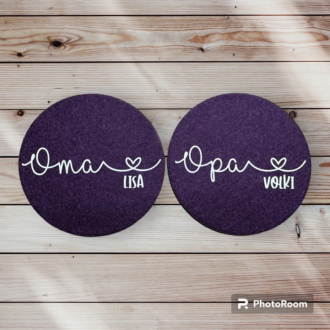Coasters | Grandma | Grandpa | With and Without Name | Personalized and ...