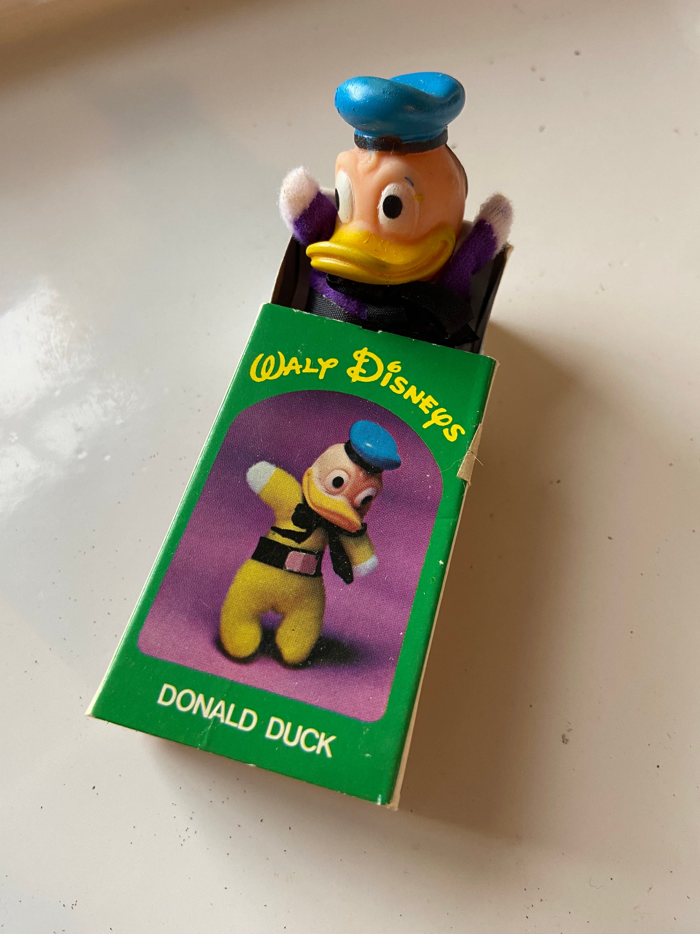 Matchbox Doll DONALD DUCK Walt Disney 3 Vintage Tiny Beanie Collectible ...