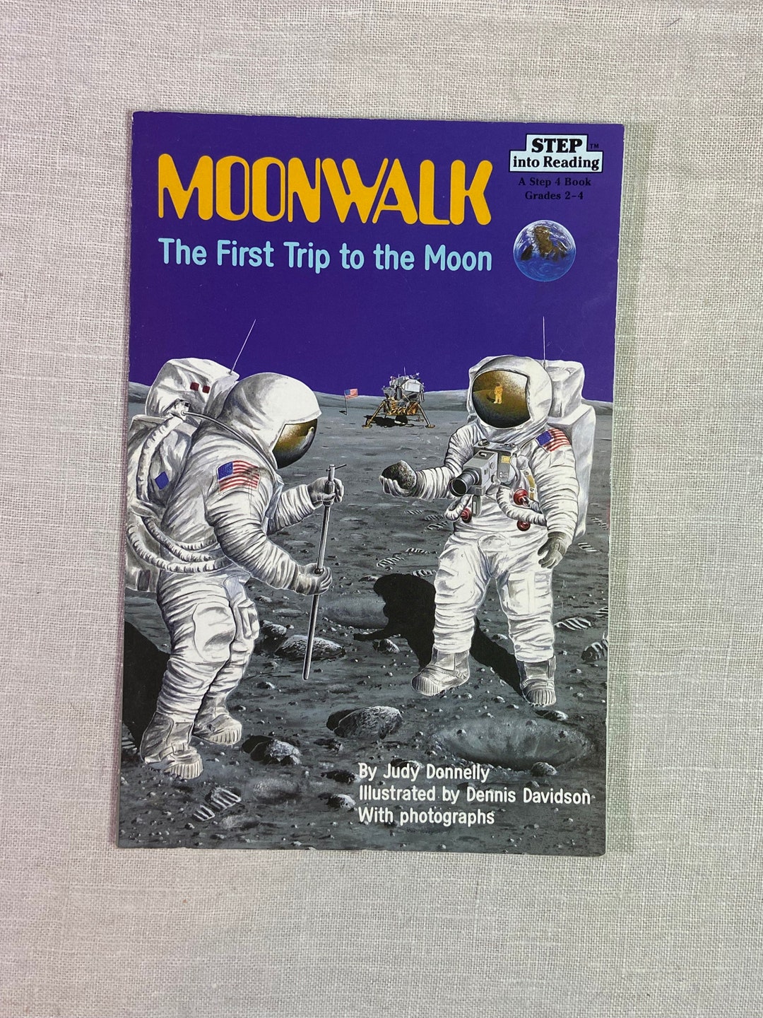 Reader MOONWALK the First Trip to the Moon Step Into Reading - Etsy