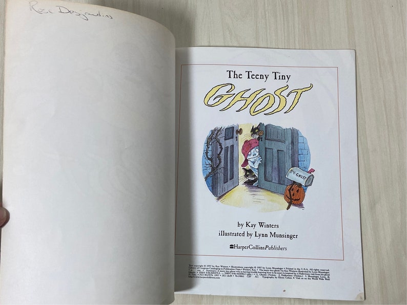 The Teeny Tiny GHOST by Kay Winters Book 90s Illustrated Children’s ...