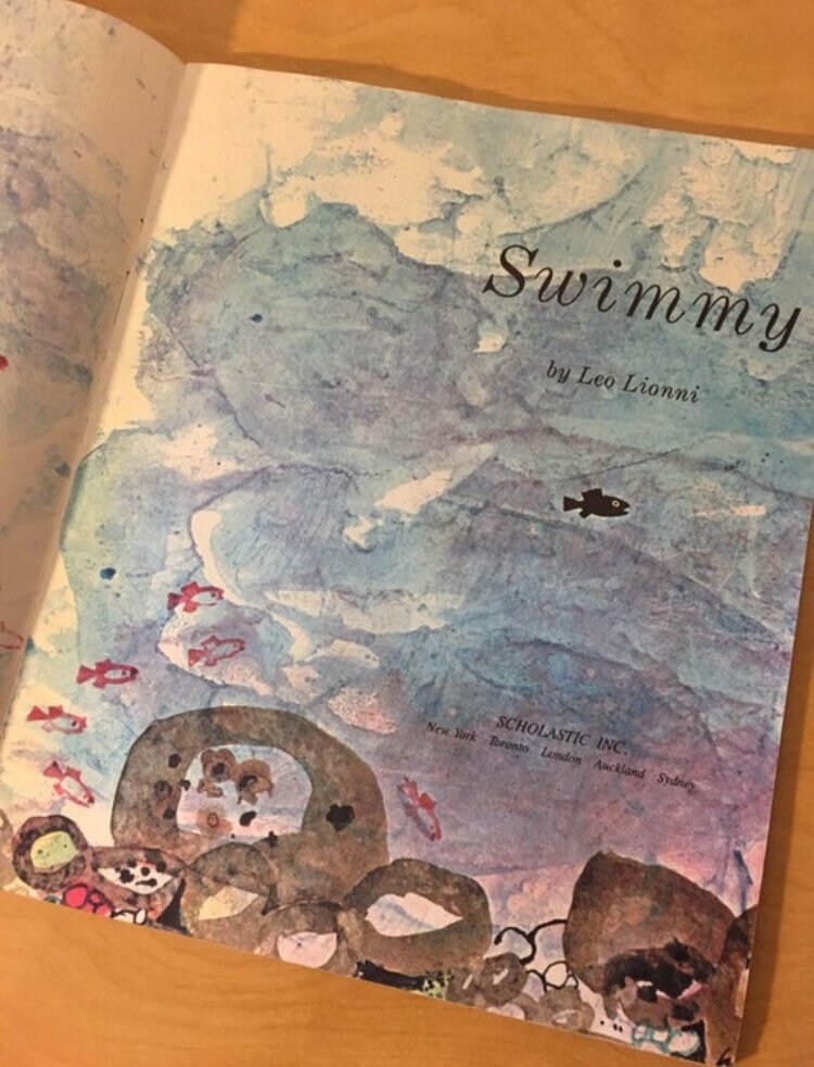 1980s SWIMMY Leo Lionni 1989 Scholastic Softcover Vintage - Etsy