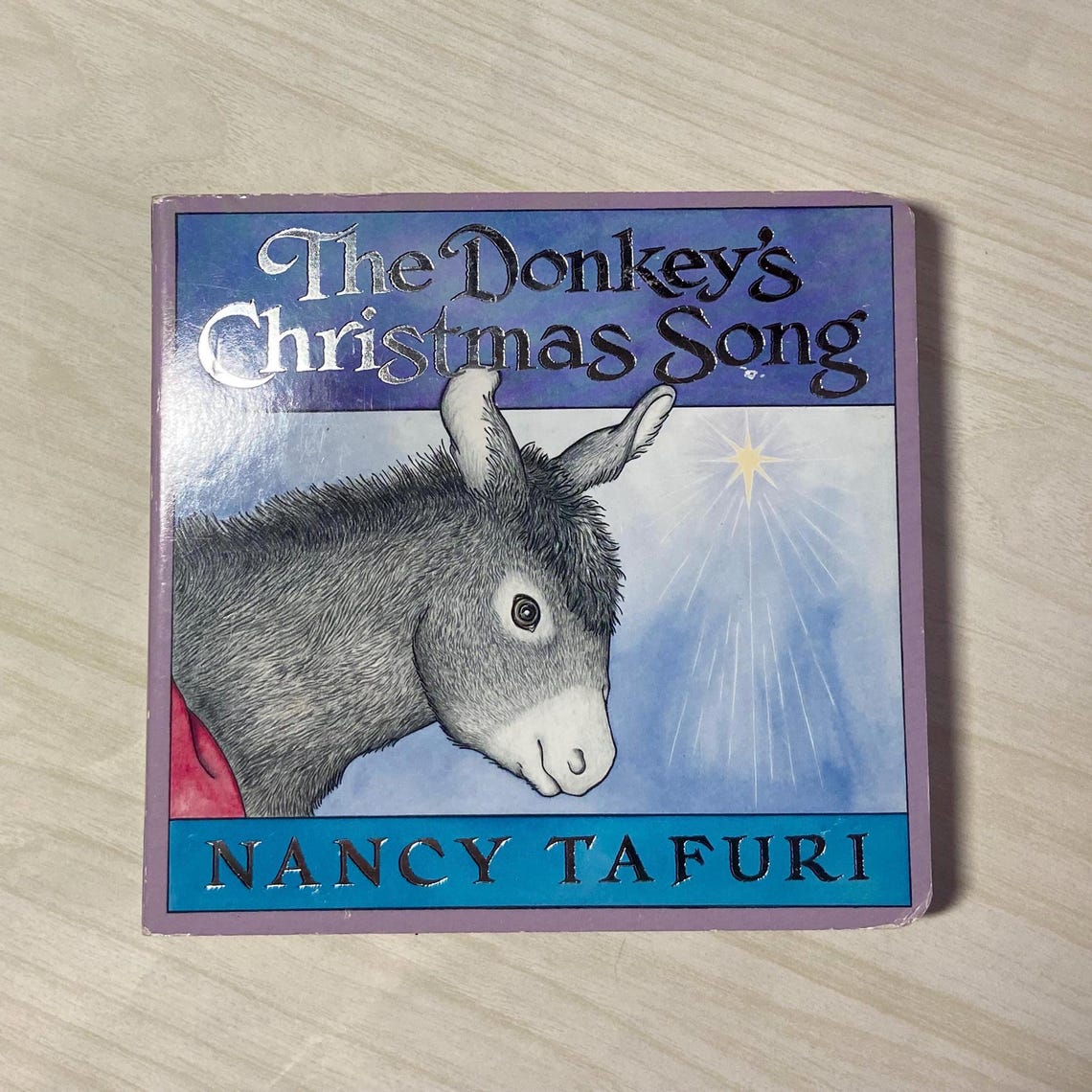 The Donkey’s Christmas Song Nativity Nancy Tafuri Children’s Board Book ...