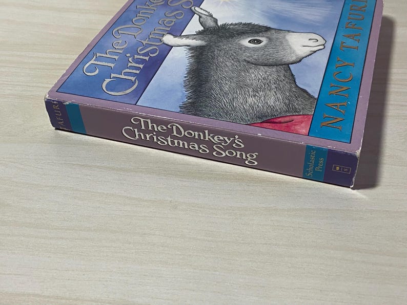 The Donkey’s Christmas Song Nativity Nancy Tafuri Children’s Board Book ...