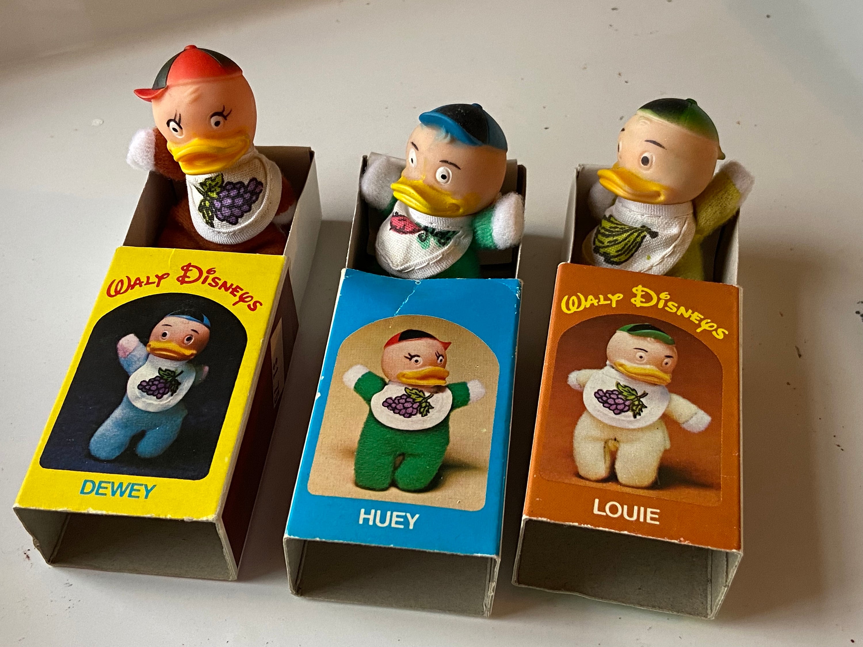 Matchbox Doll Huey, Dewey, or Louie Walt Disney 3” Vintage Tiny Beanie ...