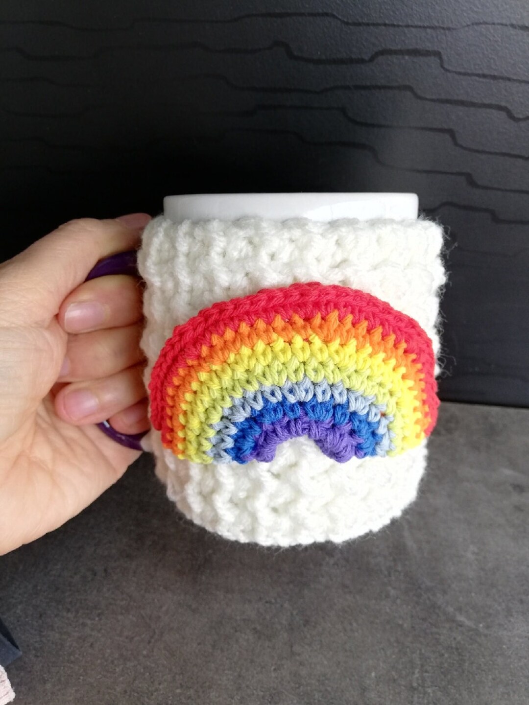 Rainbow Mug, LGBT Mug, Rainbow Mug Cover, Pride Mug Cover, Coffee Break ...