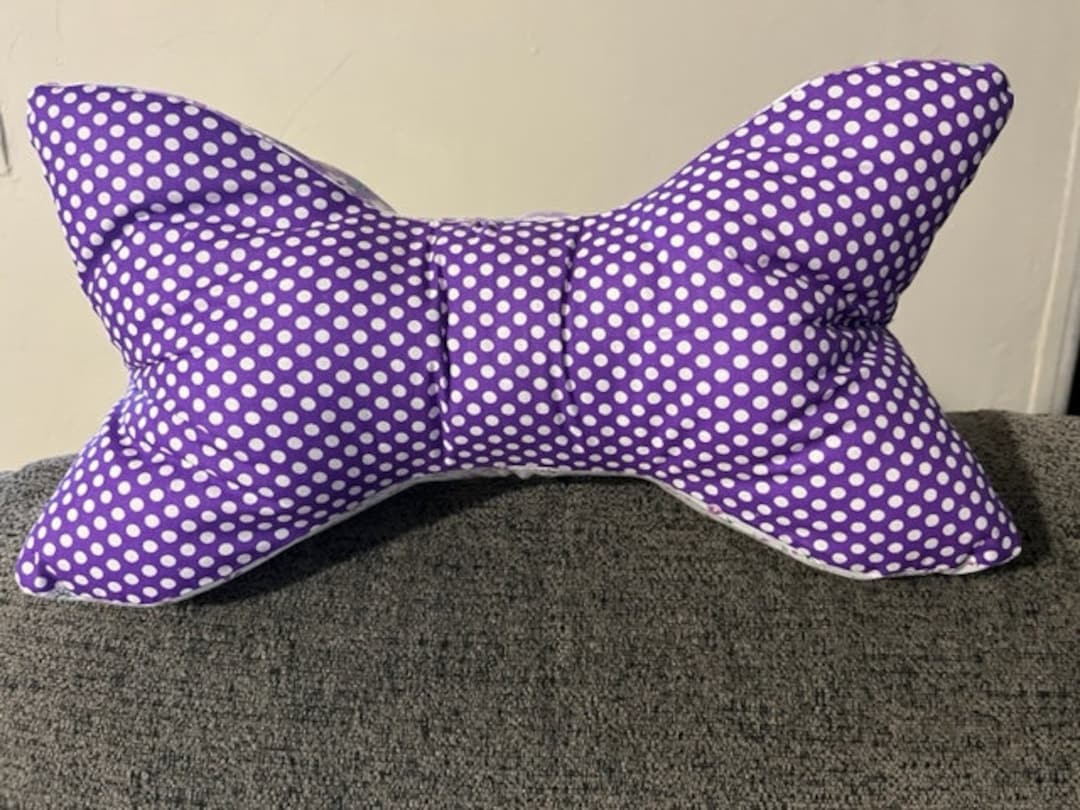 Neck Wedge Cushion Reading Bone Purple Head Rest Ergonomic - Etsy