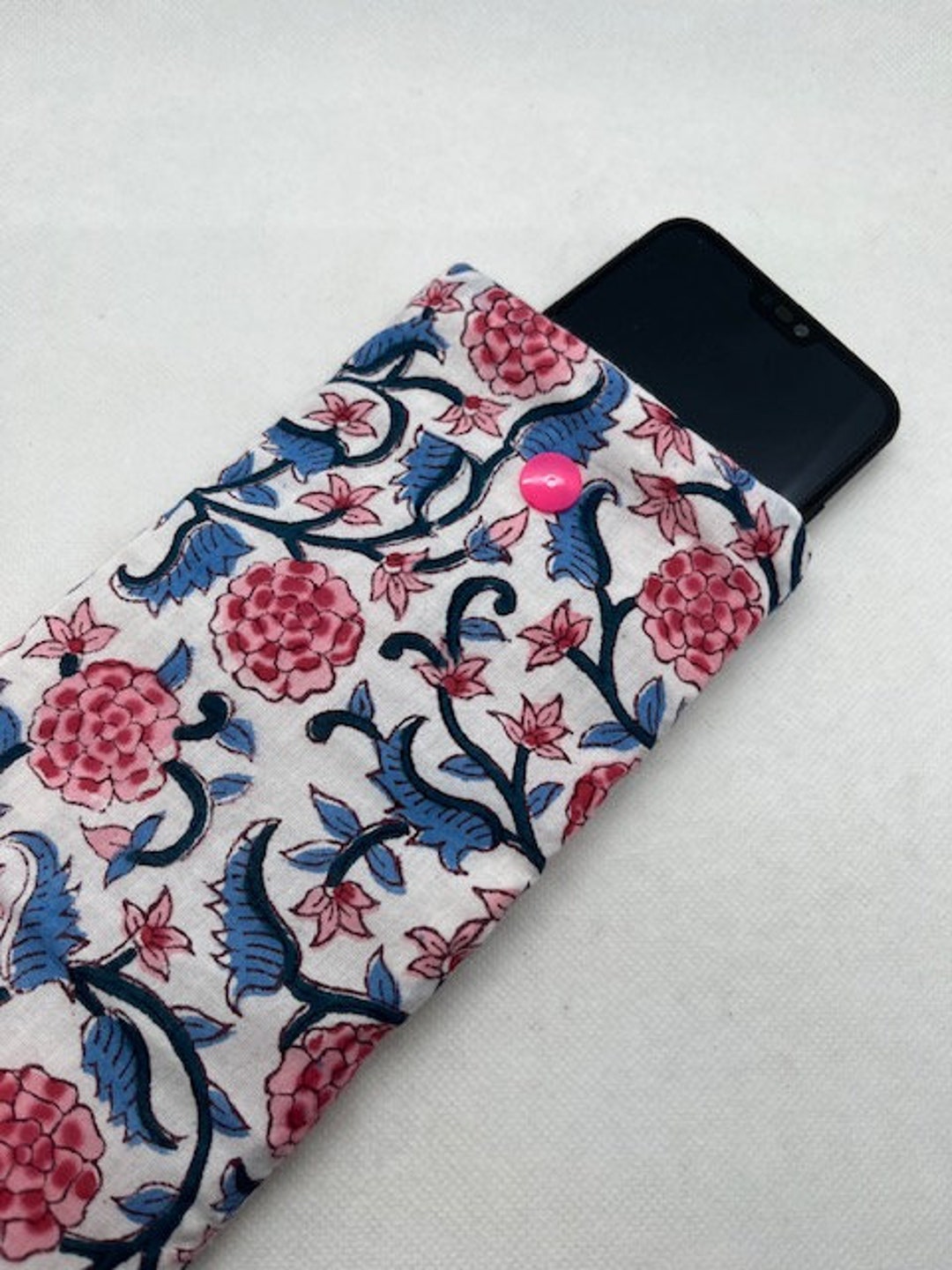 Fabric Phone Cover, Fleece Pouch for Smartphone, Mobile Case, Cotton ...