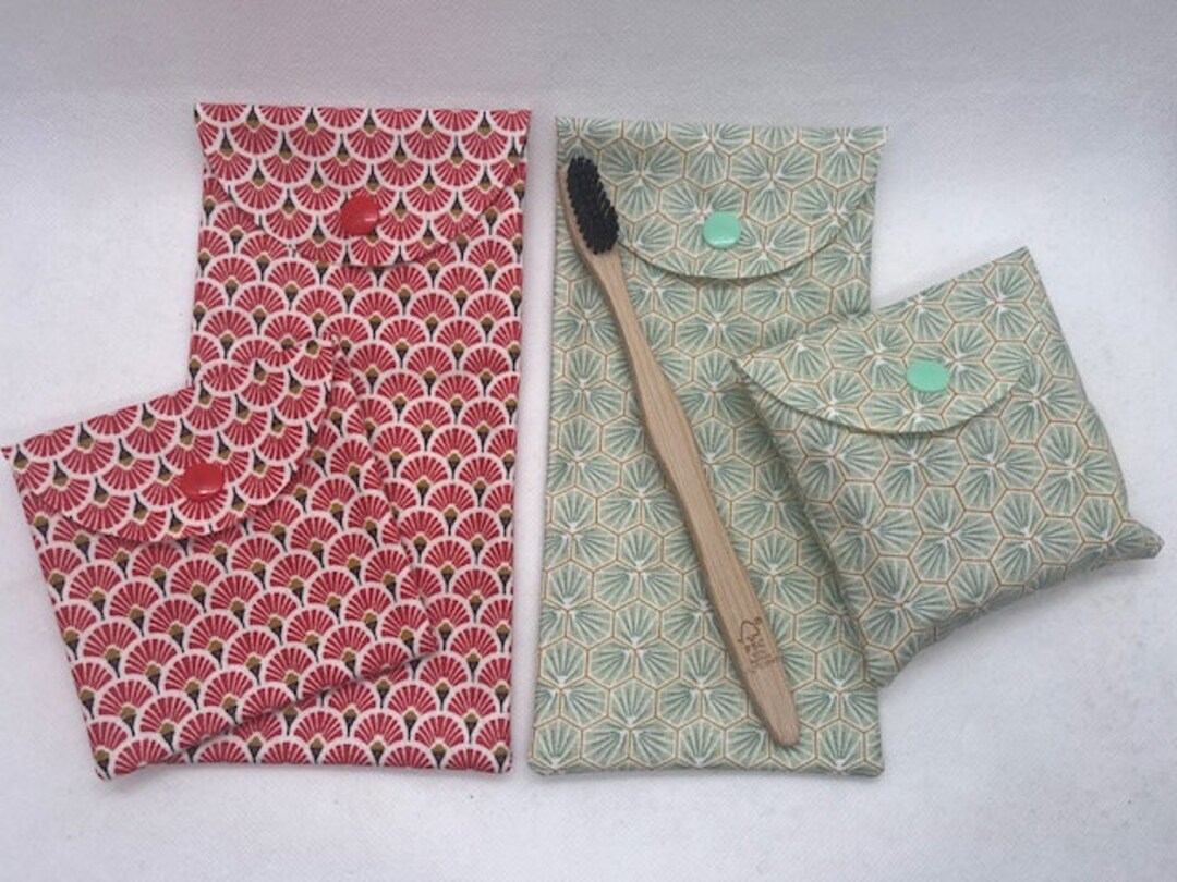 Toothbrush and Toothpaste Pouch, Solid Soap Pouch, Waterproof Nomadic ...