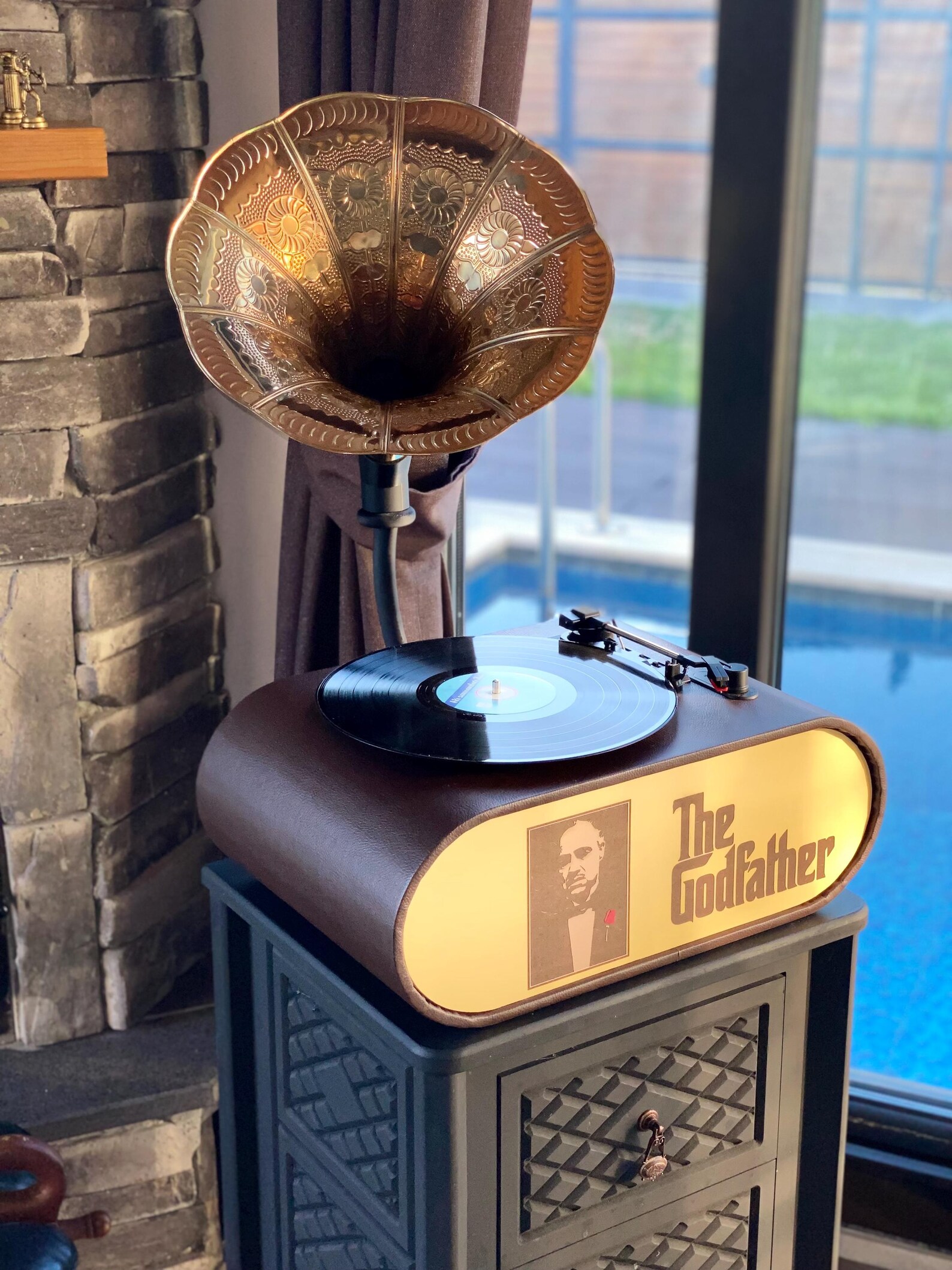 The Godfather Gramophone | Vinyl Record Player | Bluetooth Vintage ...