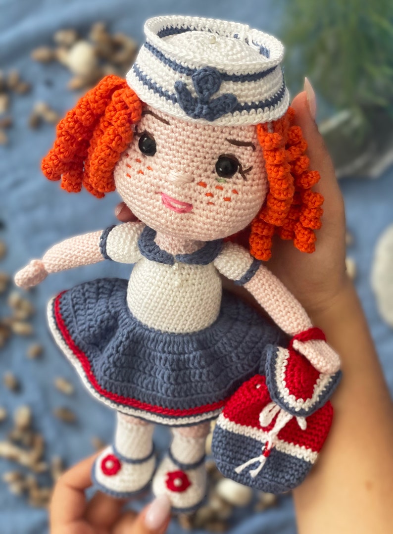 CROCHET PATTERN: Sailor Girl english - Etsy