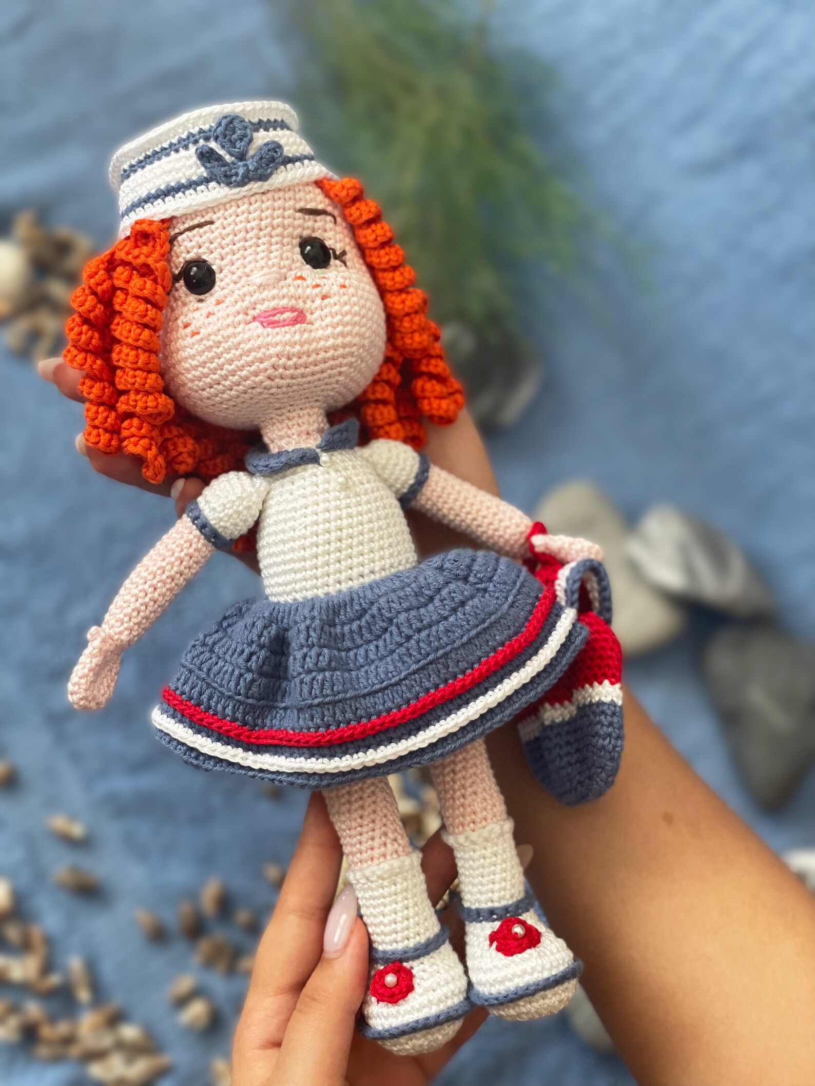 CROCHET PATTERN: Sailor Girl english - Etsy