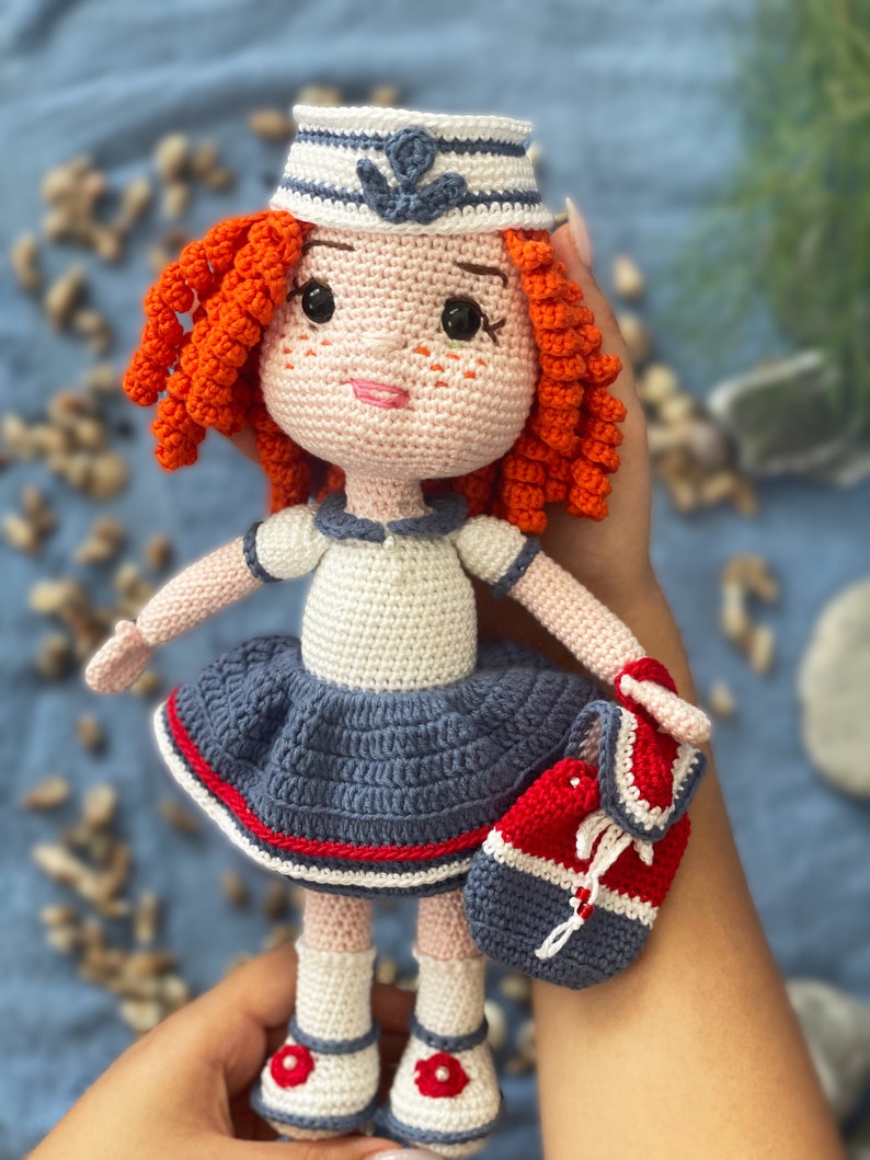 CROCHET PATTERN: Sailor Girl english - Etsy