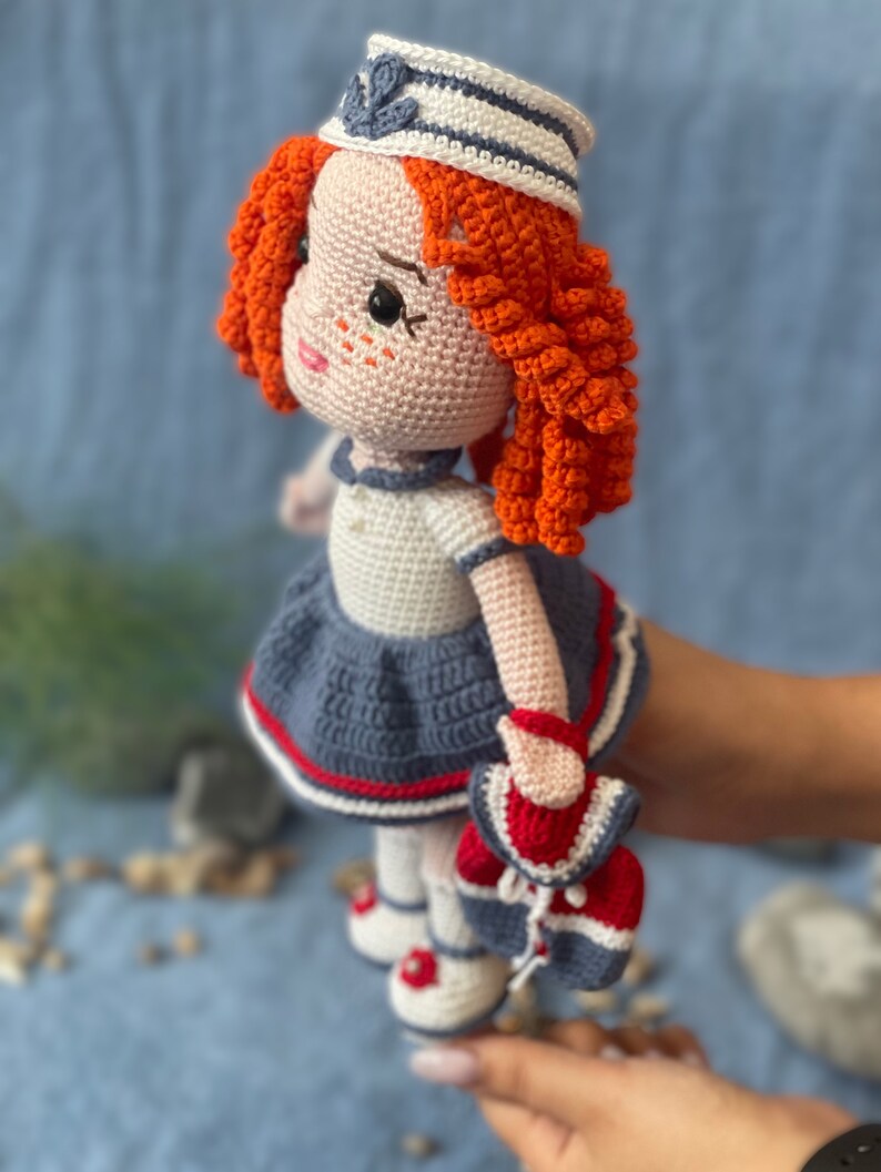 CROCHET PATTERN: Sailor Girl english - Etsy