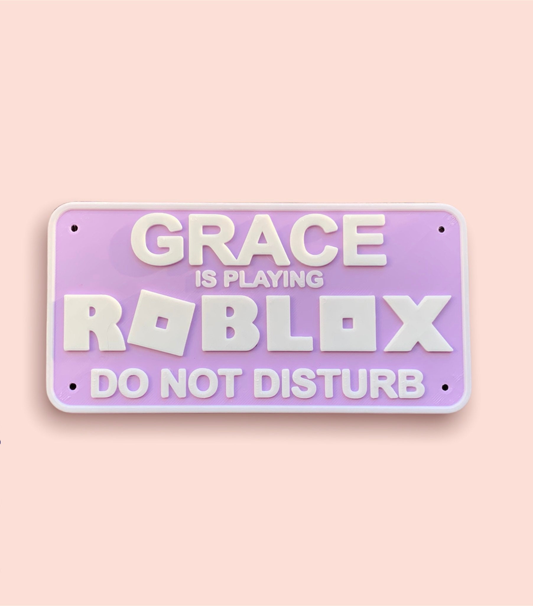 PERSONALISED 3D ROBLOX SIGNS - Etsy UK