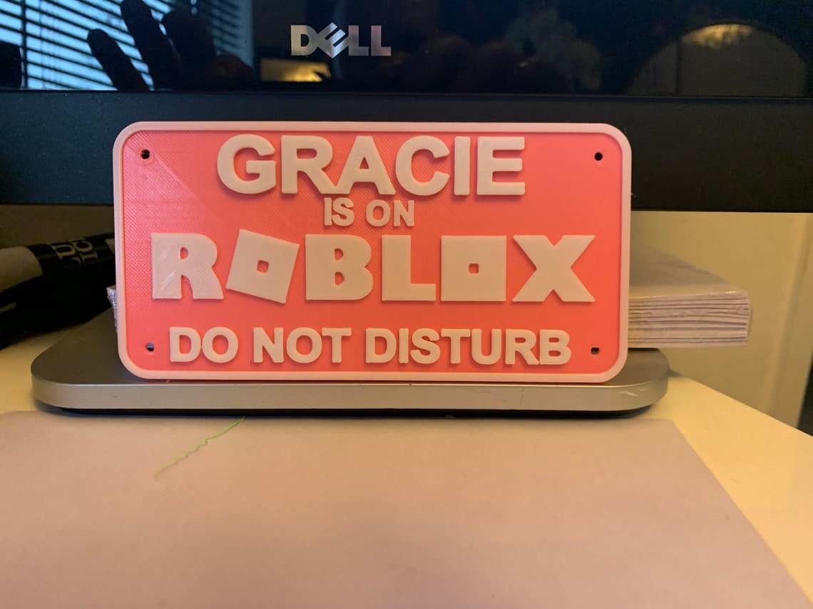 PERSONALISED 3D ROBLOX SIGNS | Etsy
