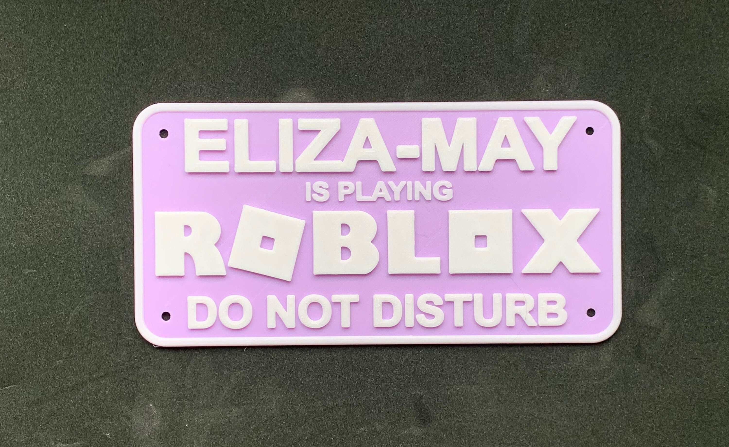 PERSONALISED 3D ROBLOX SIGNS | Etsy UK