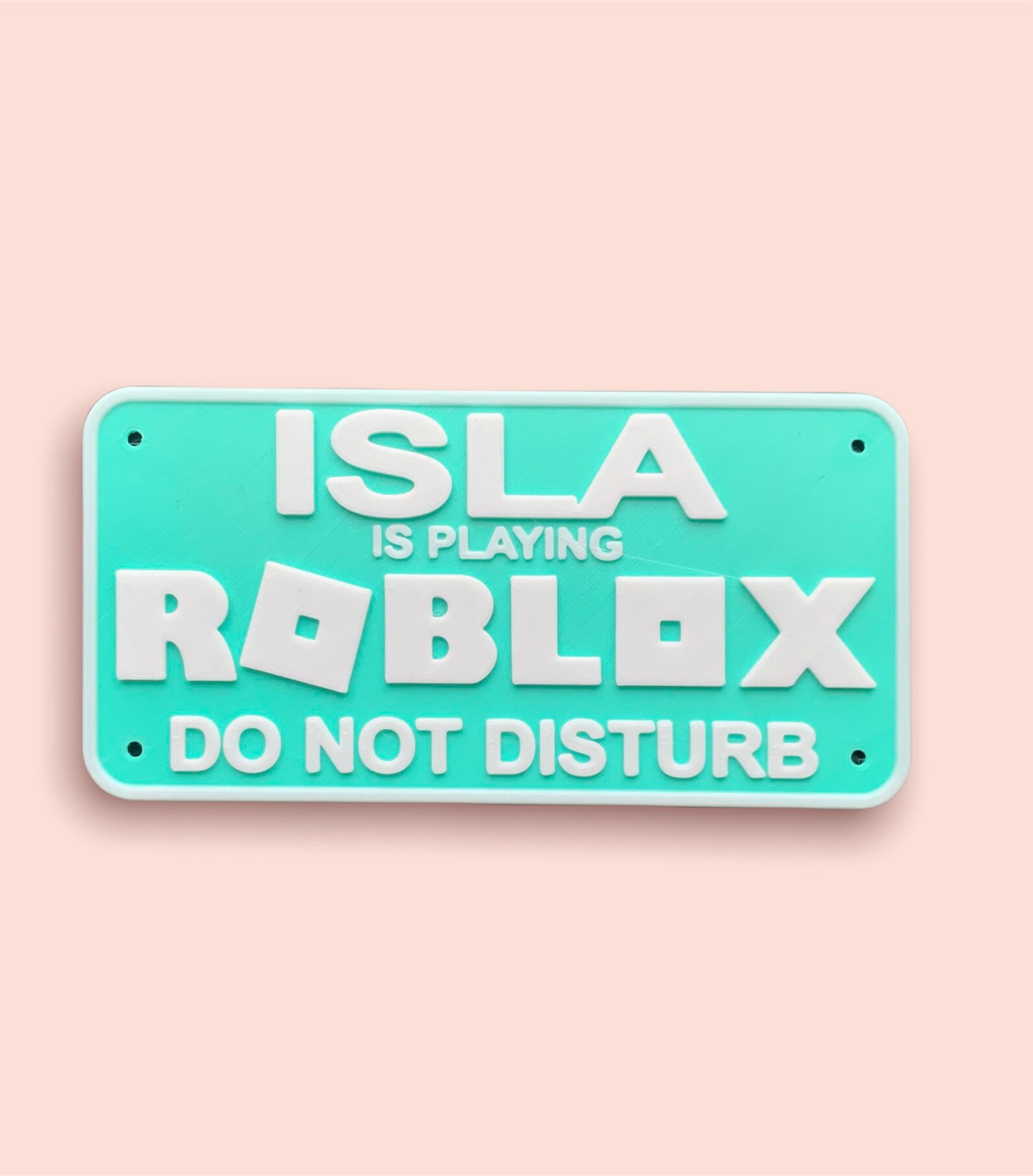 PERSONALISED 3D ROBLOX SIGNS - Etsy UK