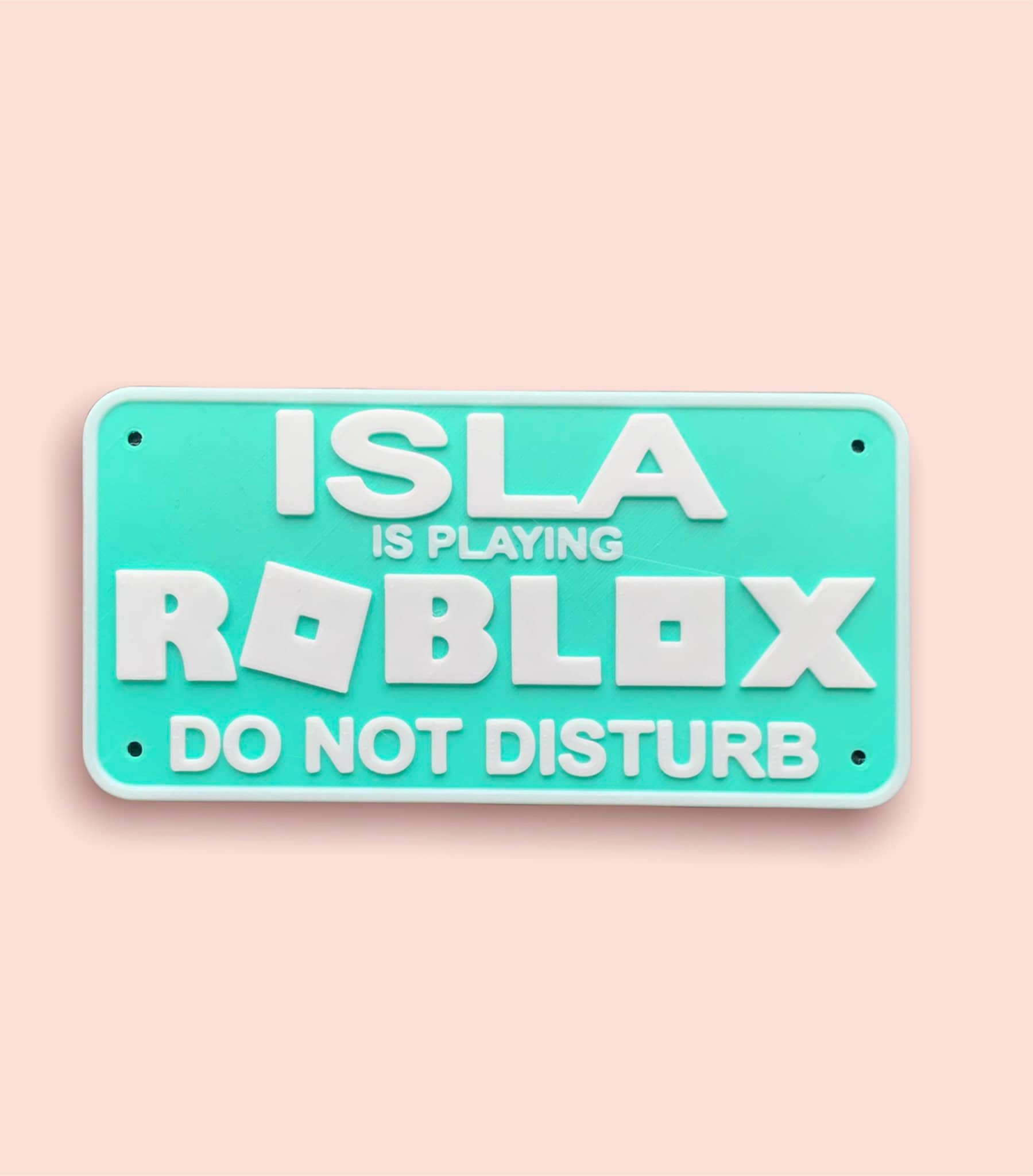 PERSONALISED 3D ROBLOX SIGNS - Etsy UK
