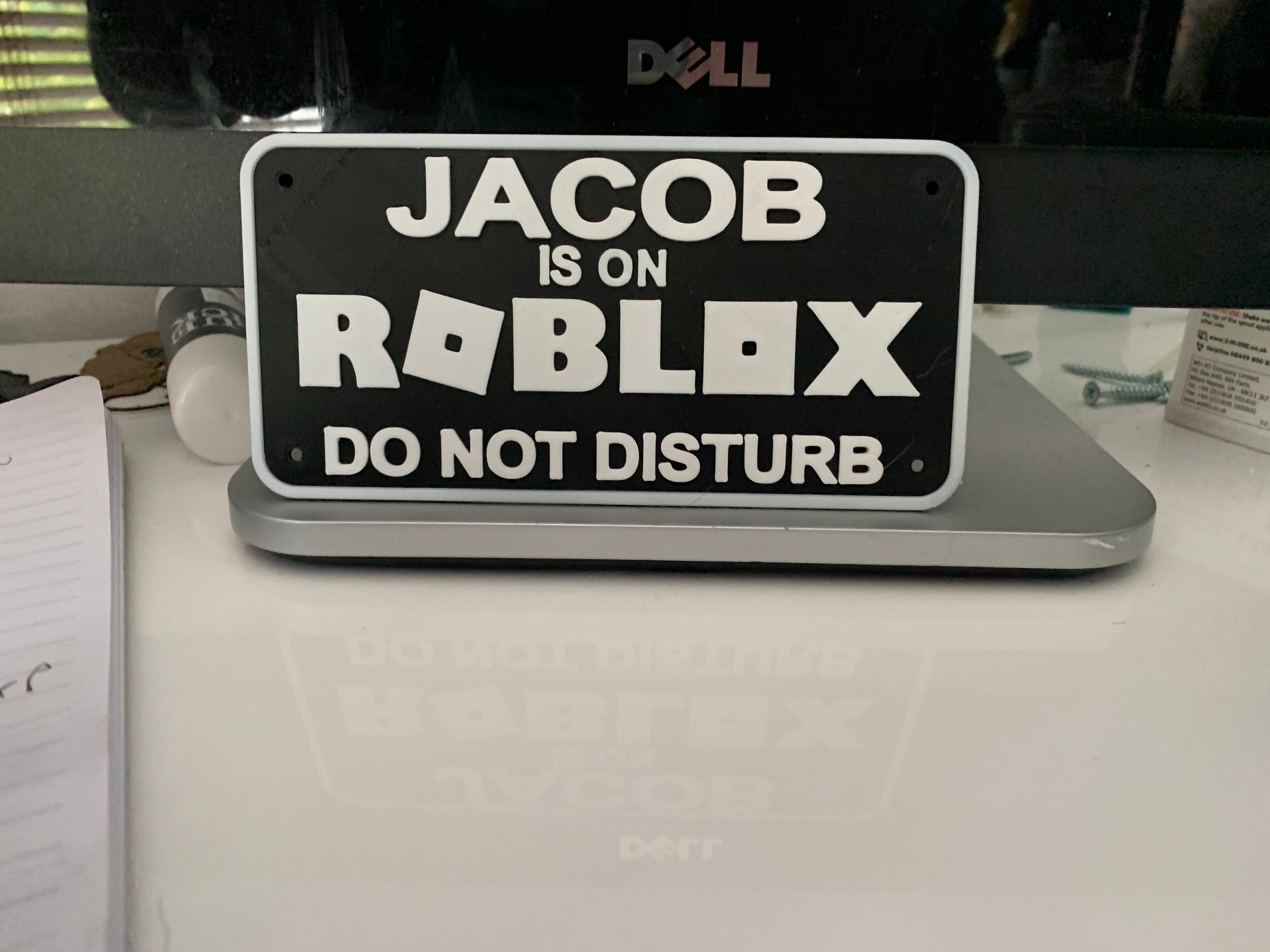 PERSONALISED 3D ROBLOX SIGNS | Etsy