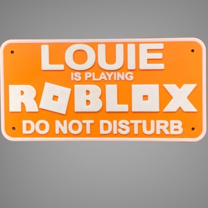 PERSONALISED 3D ROBLOX SIGNS - Etsy UK