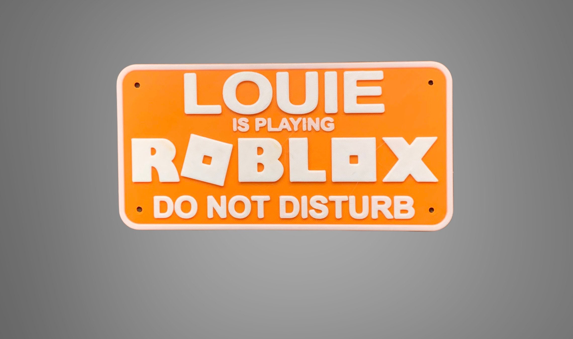 PERSONALISED 3D ROBLOX SIGNS - Etsy UK