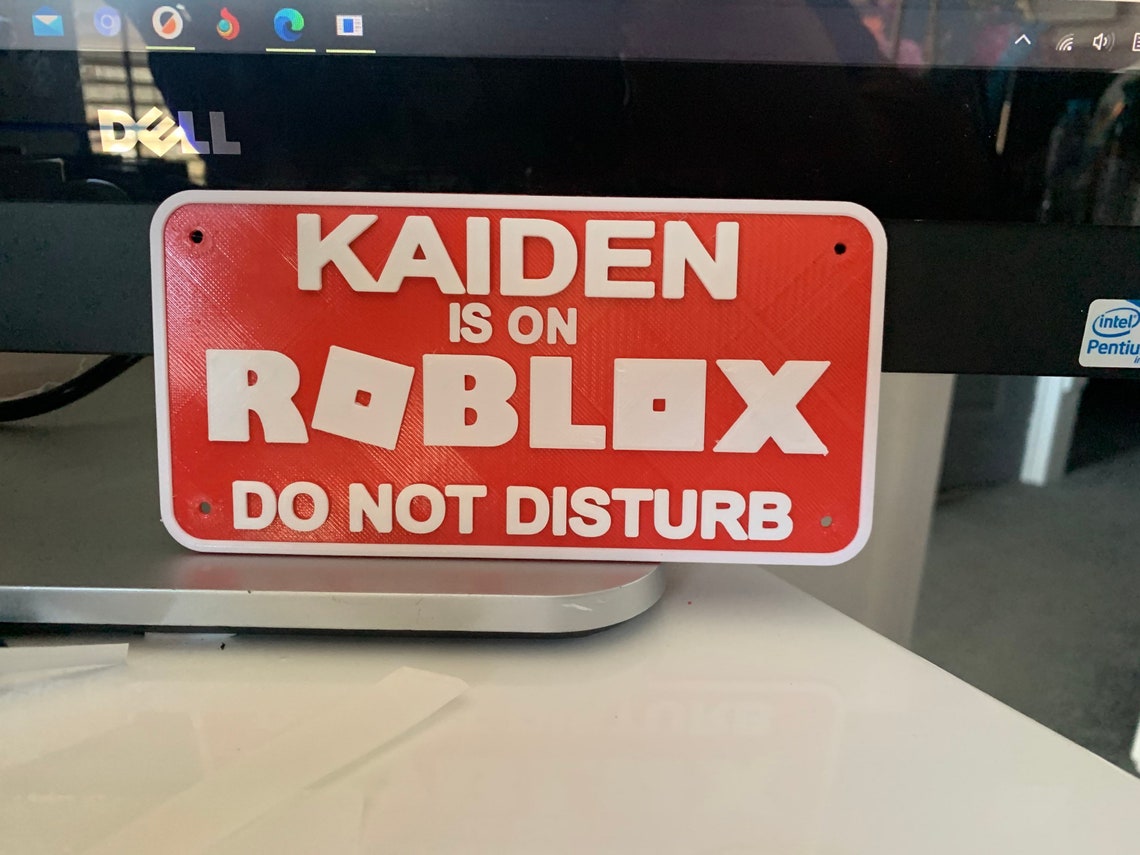 PERSONALISED 3D ROBLOX SIGNS | Etsy