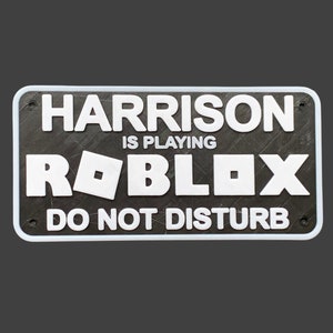 PERSONALISED 3D ROBLOX SIGNS - Etsy UK